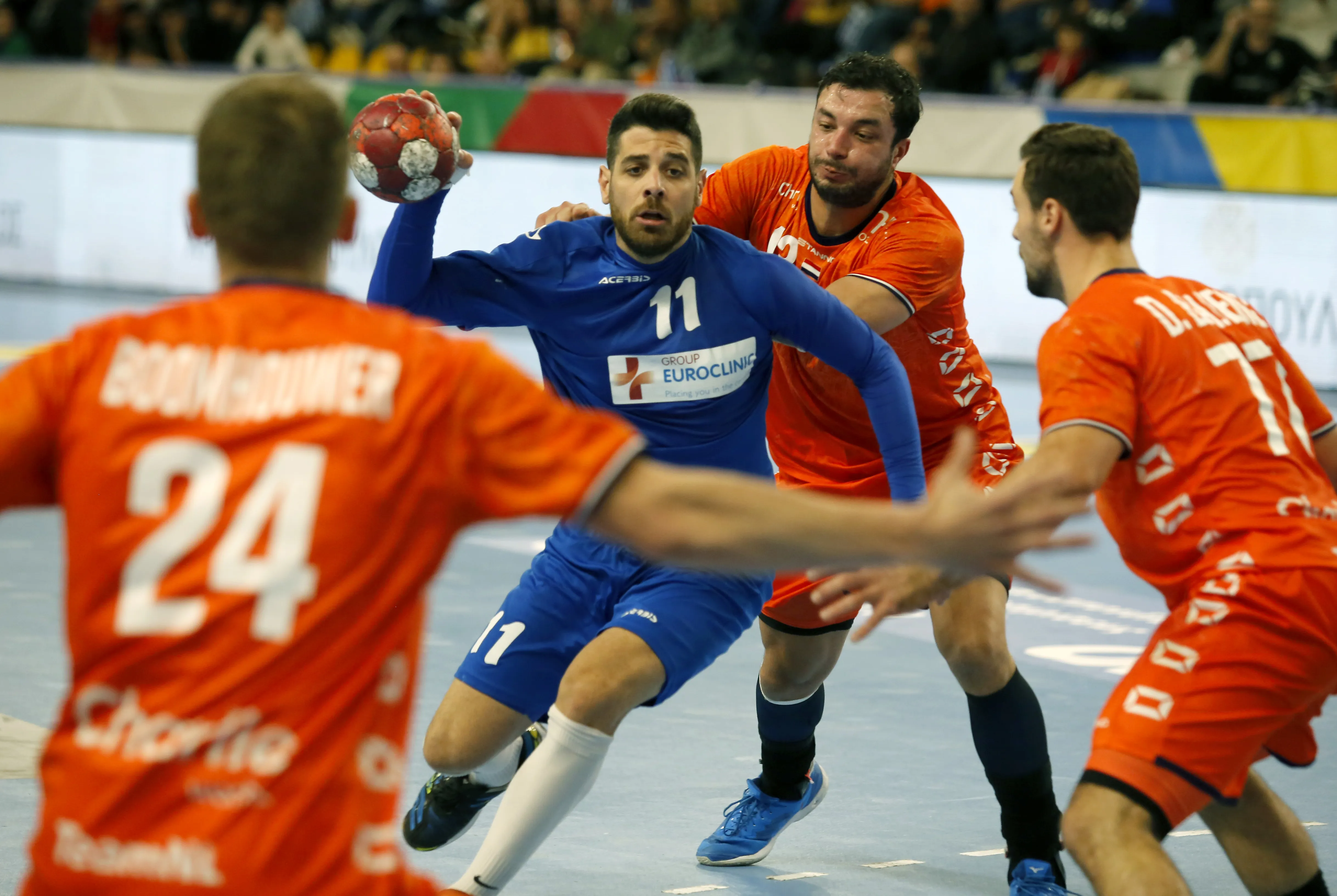 Greece stun Netherlands, while four more teams added second win